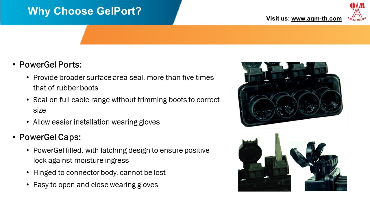 Introduction to Gelport - Submersible Connector - A.Q.M. Co.,Ltd ...